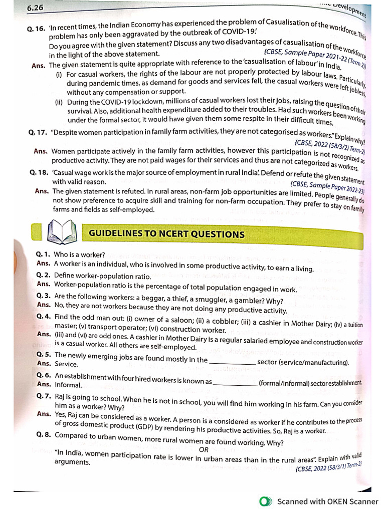 NCERT Employment | PDF