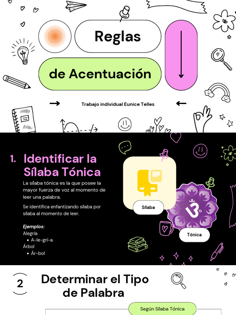 Reglas de Acentuación en Español | PDF