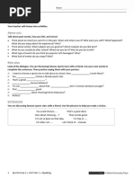 SYNCHRONIZE 2 Workbook U4 | PDF | Linguistics