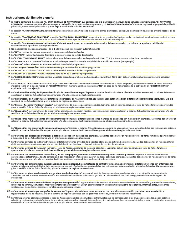 form._actividades-extramurales-pcss | PDF | Medicina CLINICA ...