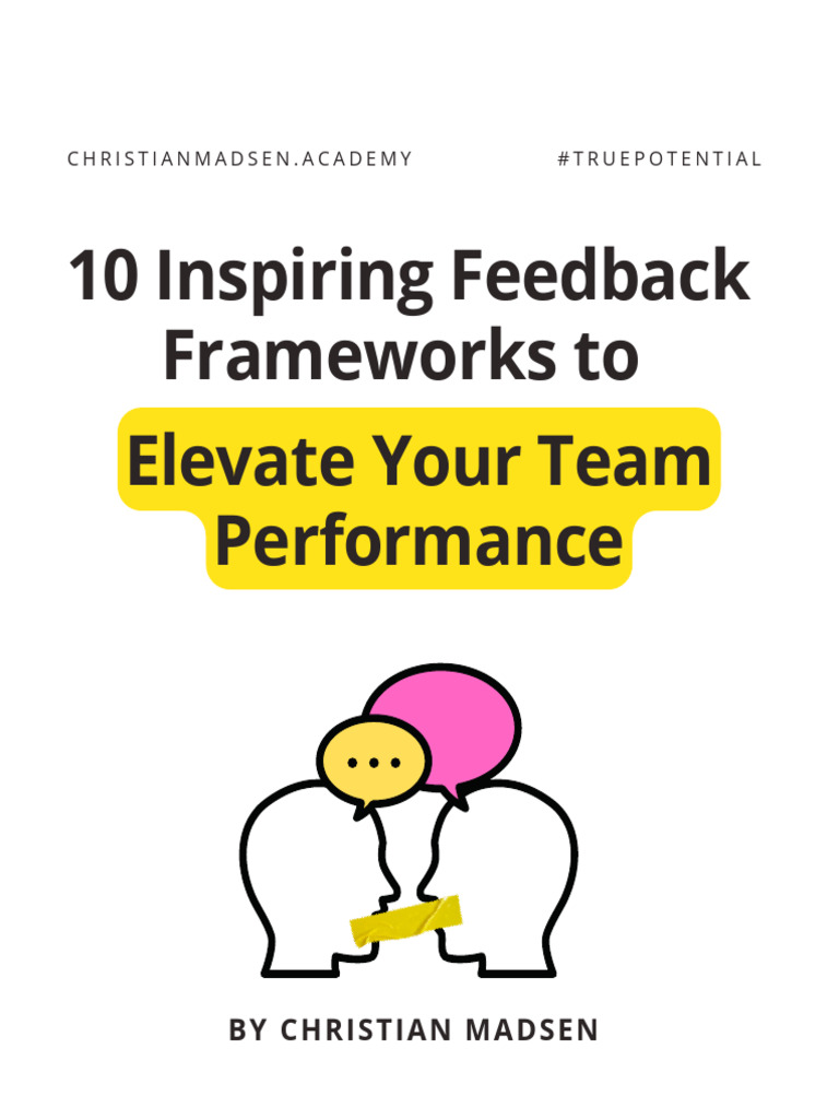 10 Feedback Models To Elevate Your Team Performance 1687255057 | PDF ...