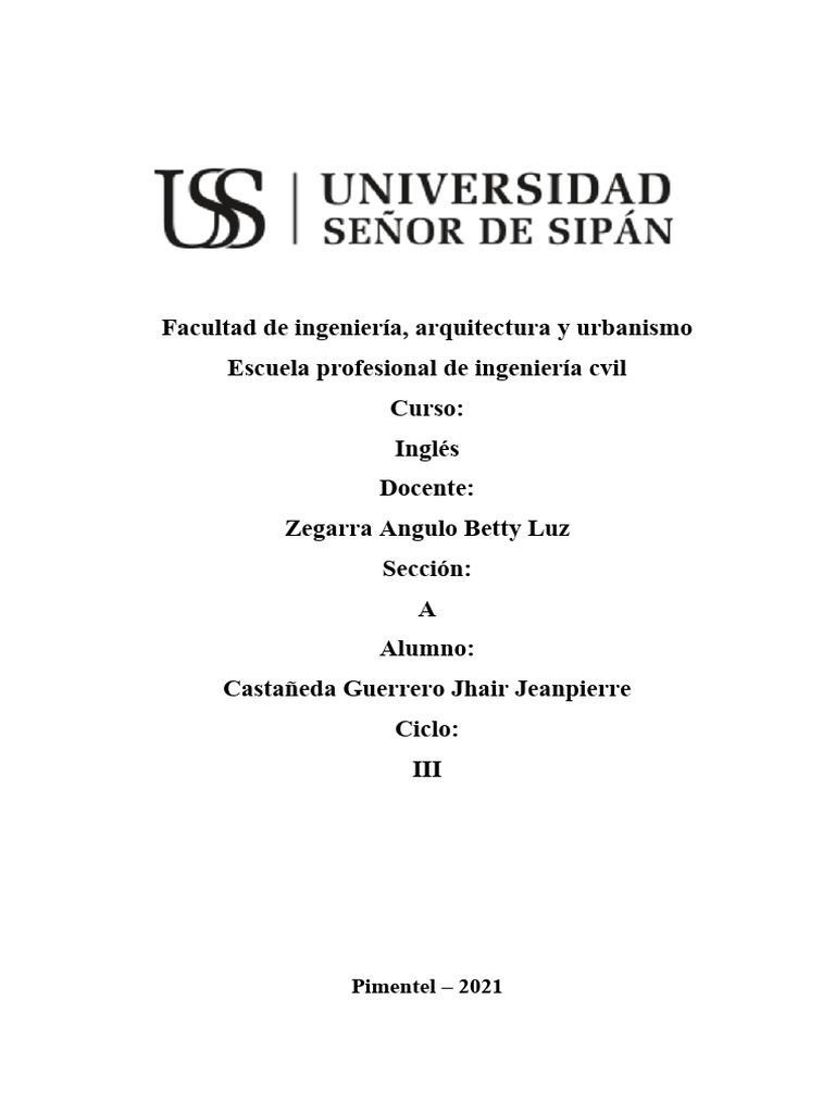 INGLÉS_PA1 | PDF