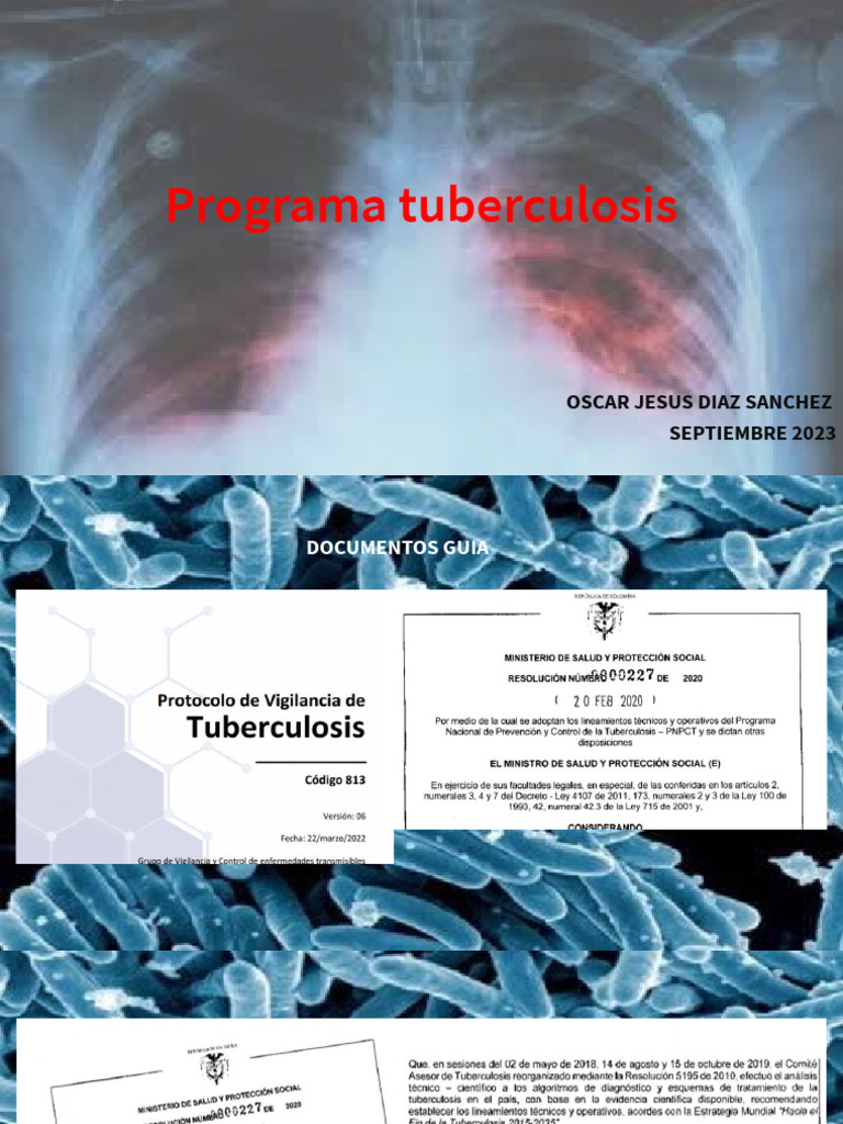Tuberculosis Oscar Diaz Sanchez | PDF | Tuberculosis | Salud pública