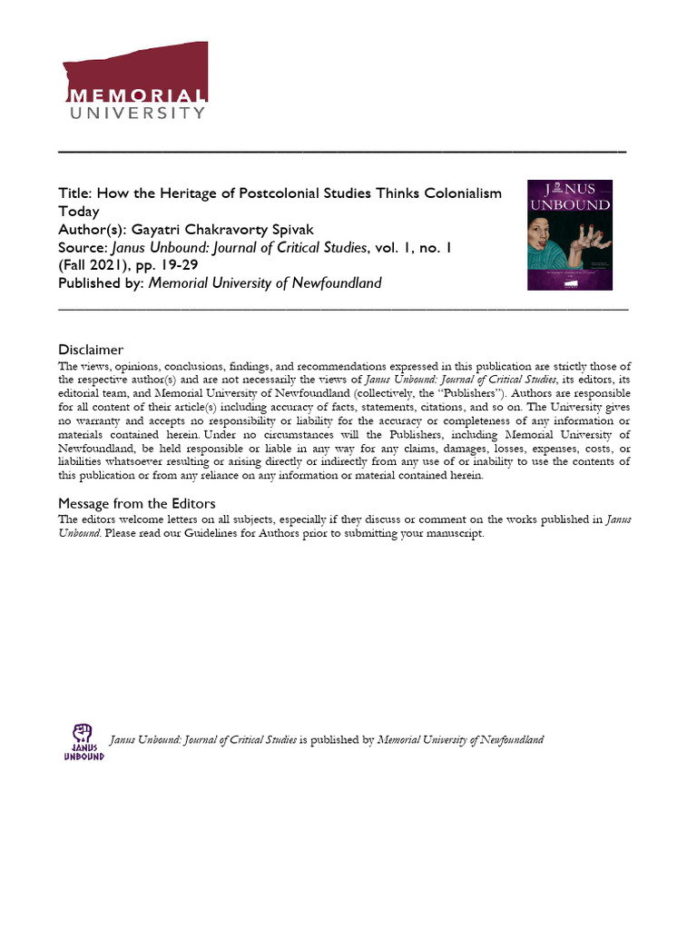 Postcolonial Studies and Colonialism Today | PDF | Dalit | Postcolonialism