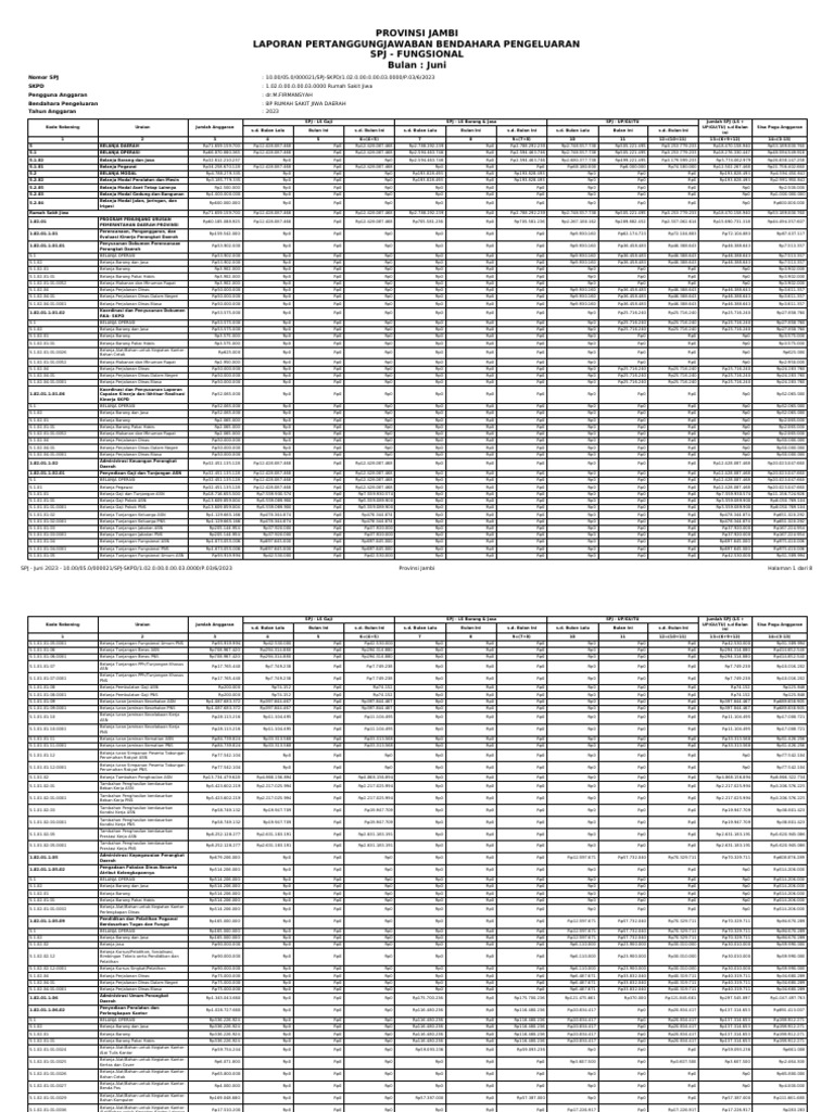 SPJ Fungsional Juni Gu 6 | PDF