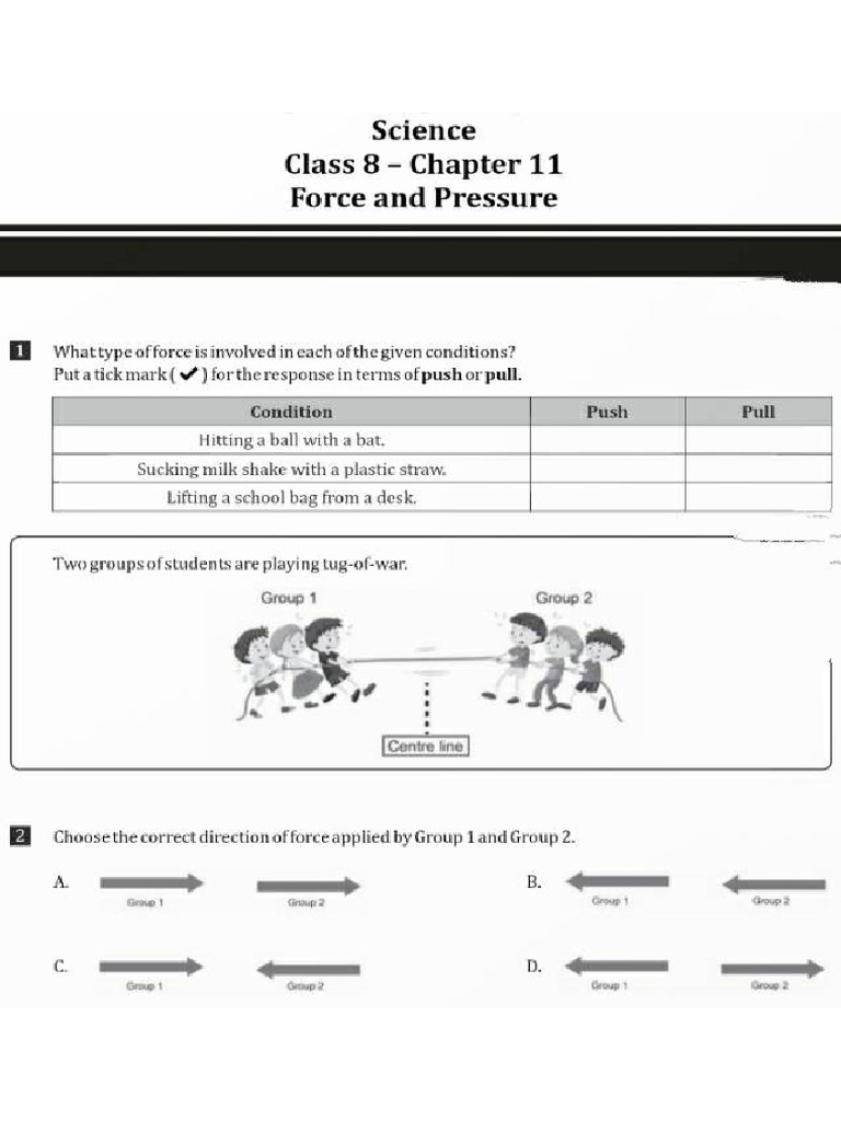 C8 Science Worksheet | PDF