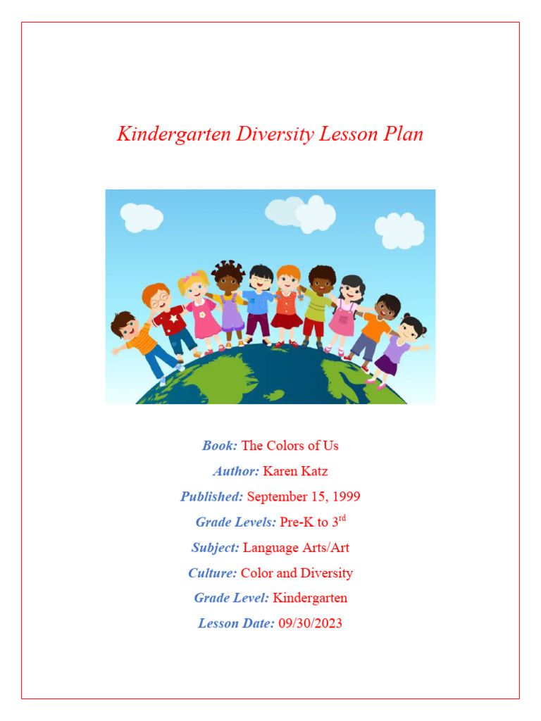 Diversity Lesson Plan2 | PDF | Lesson Plan | Learning