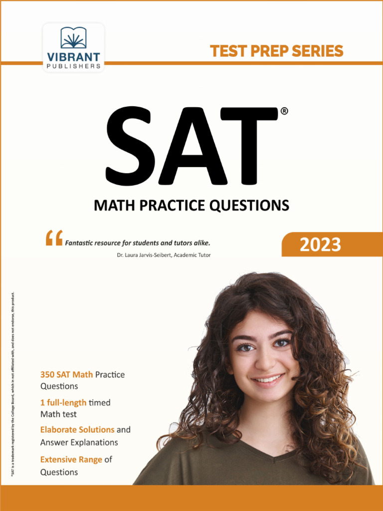 (Vibrant Publishers) SAT Math Practice Questions | PDF