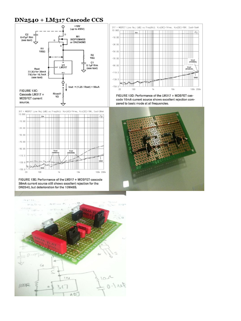 Cascode CSS DN2540+LM317 | PDF
