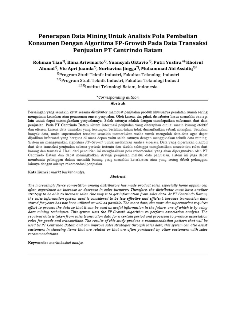 Laporan Data Mining Analitika Data | PDF