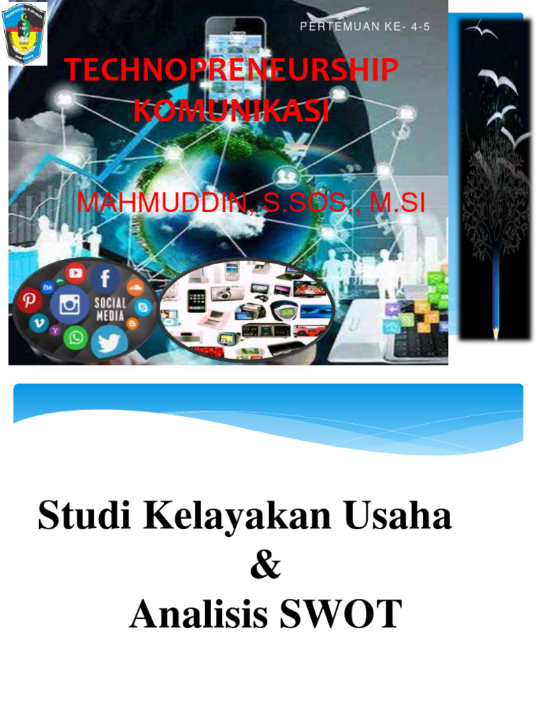 Materi 4.5 Analisis-SWOT | PDF | Karier & Perkembangan | Pengelolaan Keuangan & Uang