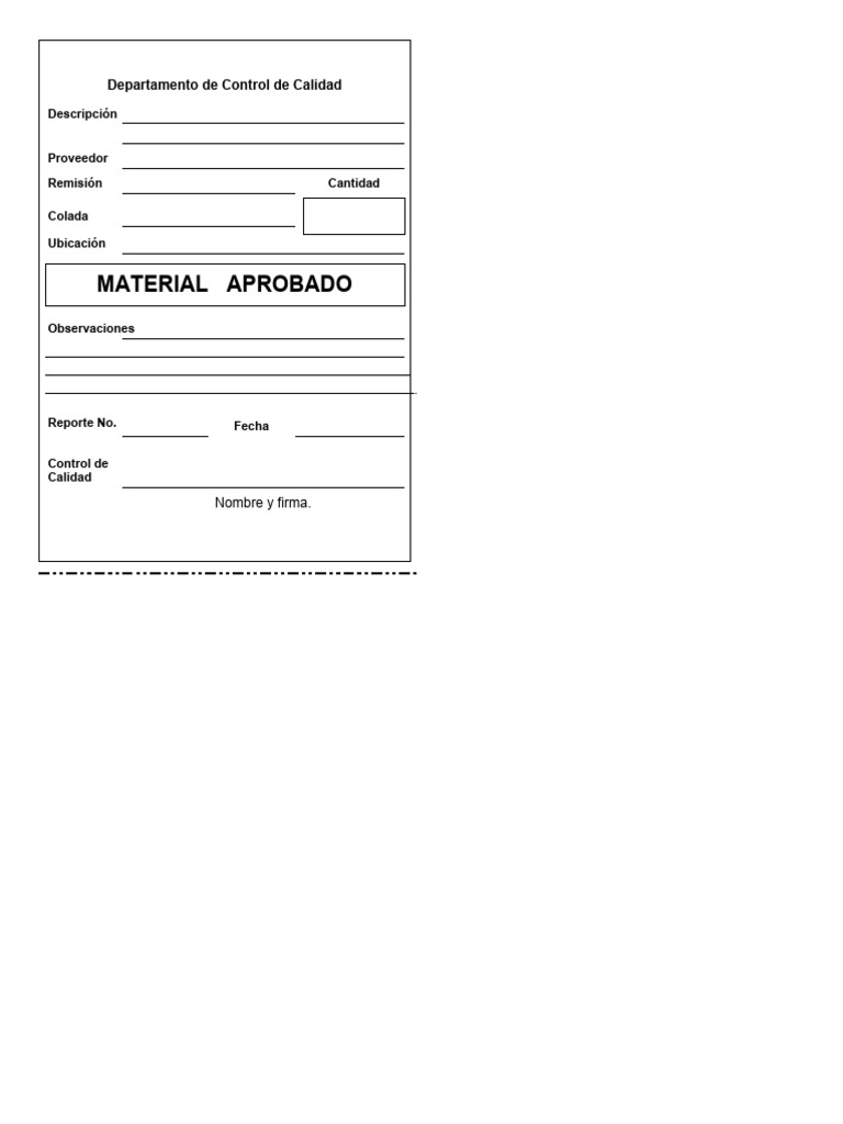 Material Aprobado | PDF