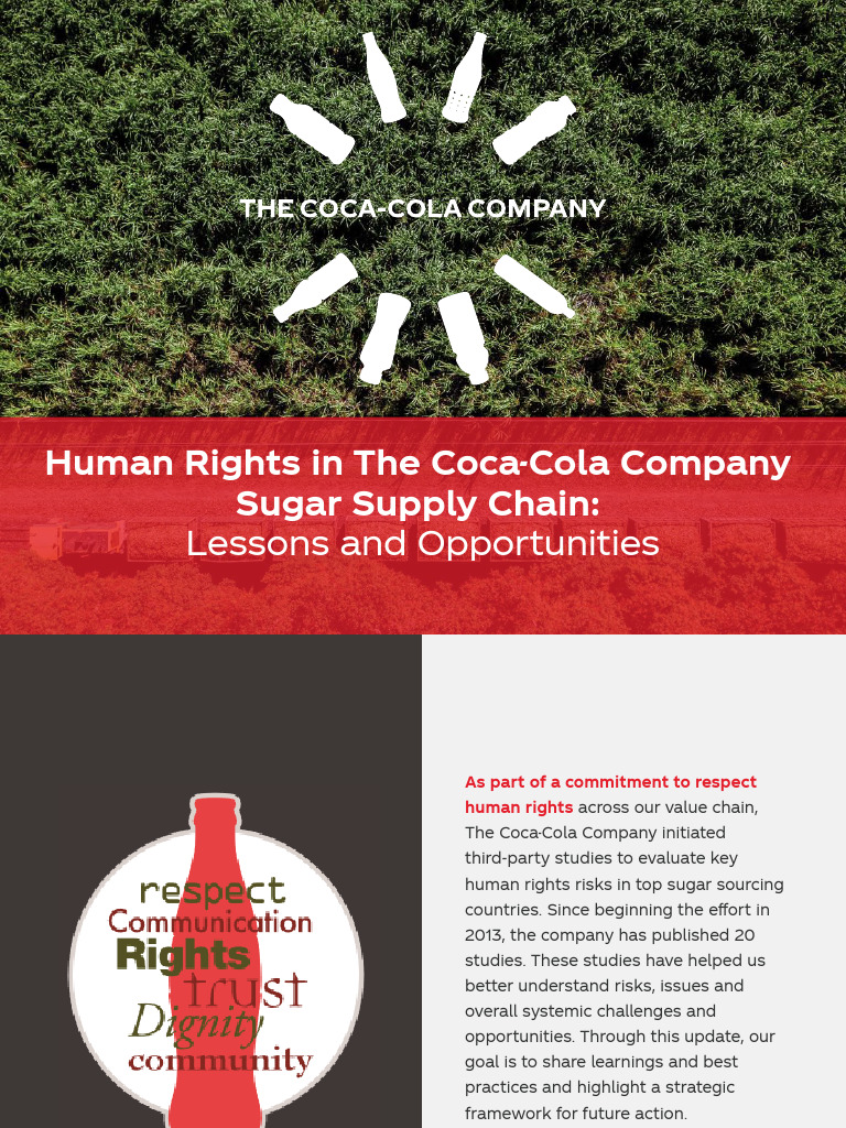 Human Rights in The Coca Cola Sugar Supply Chain | PDF | Supply Chain ...