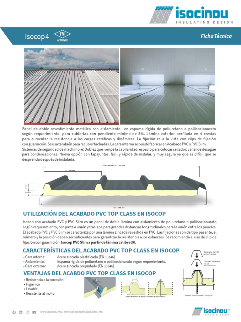 Ficha-Tecnica-Isocop-4-IsoCindu | PDF