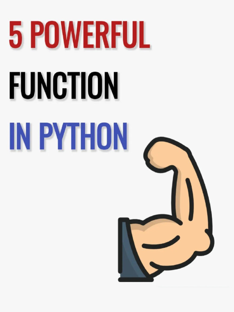 Powerfull functions in python | PDF