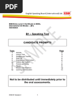 Ecce Sample Test With Model Answers | PDF | Teachers