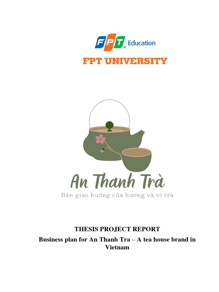 GRP490 - G7 - Business Plan For An Thanh Tra - A Tea House Brand in ...