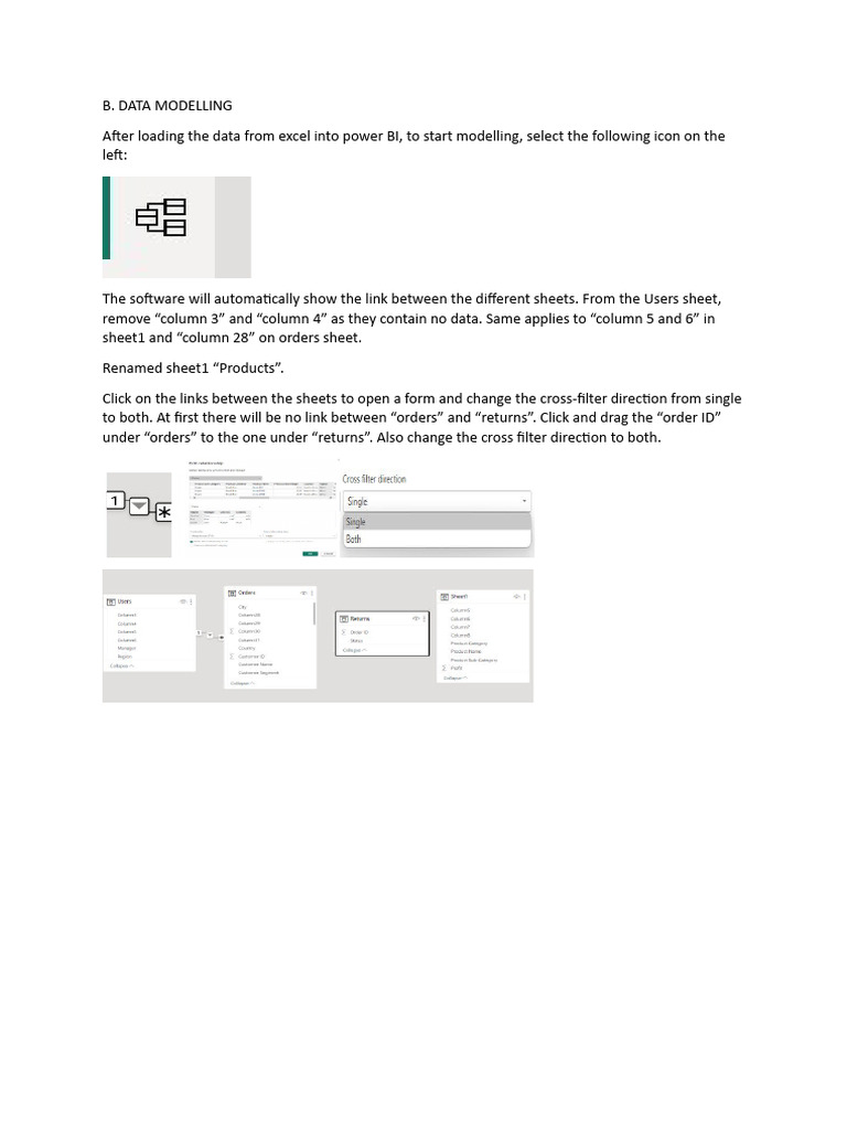 Power BI Data Modelling and Reports Guide | PDF | Sales | Profit ...