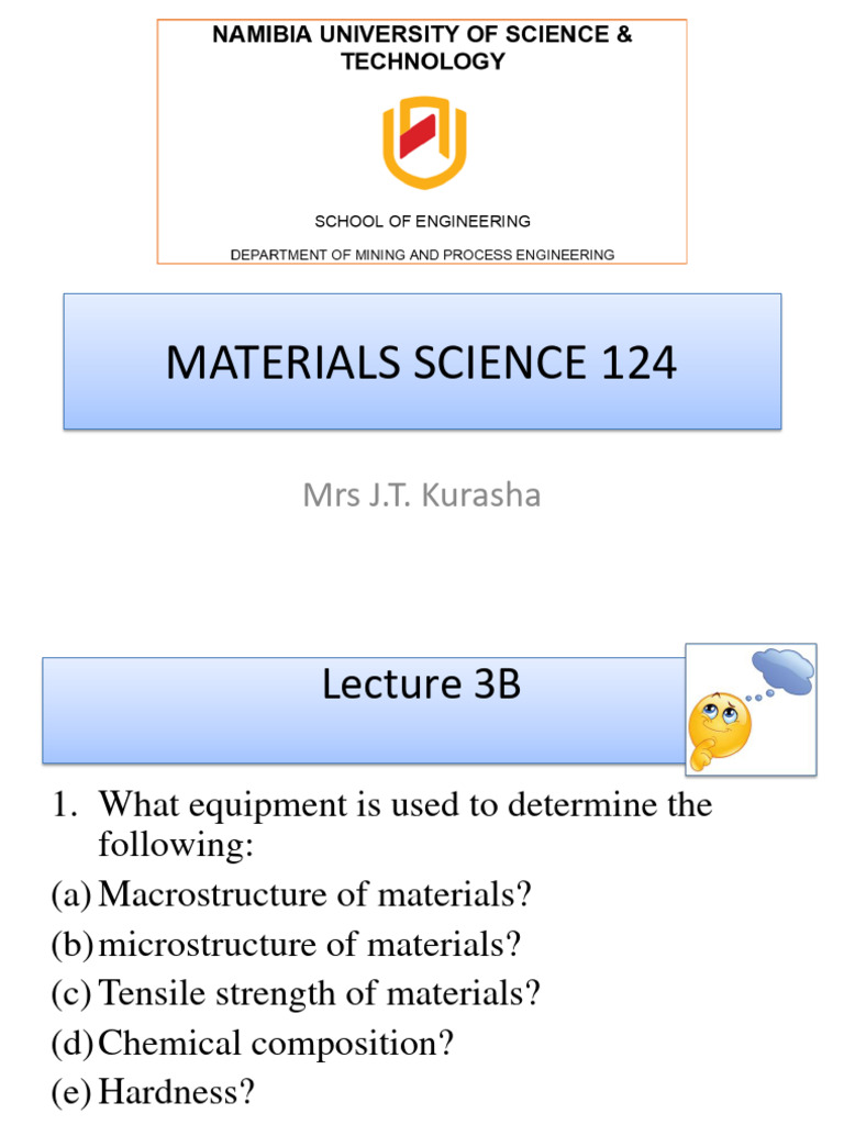 Chapter 3B Materials Science 520 X-Ray Diffraction 1 | PDF