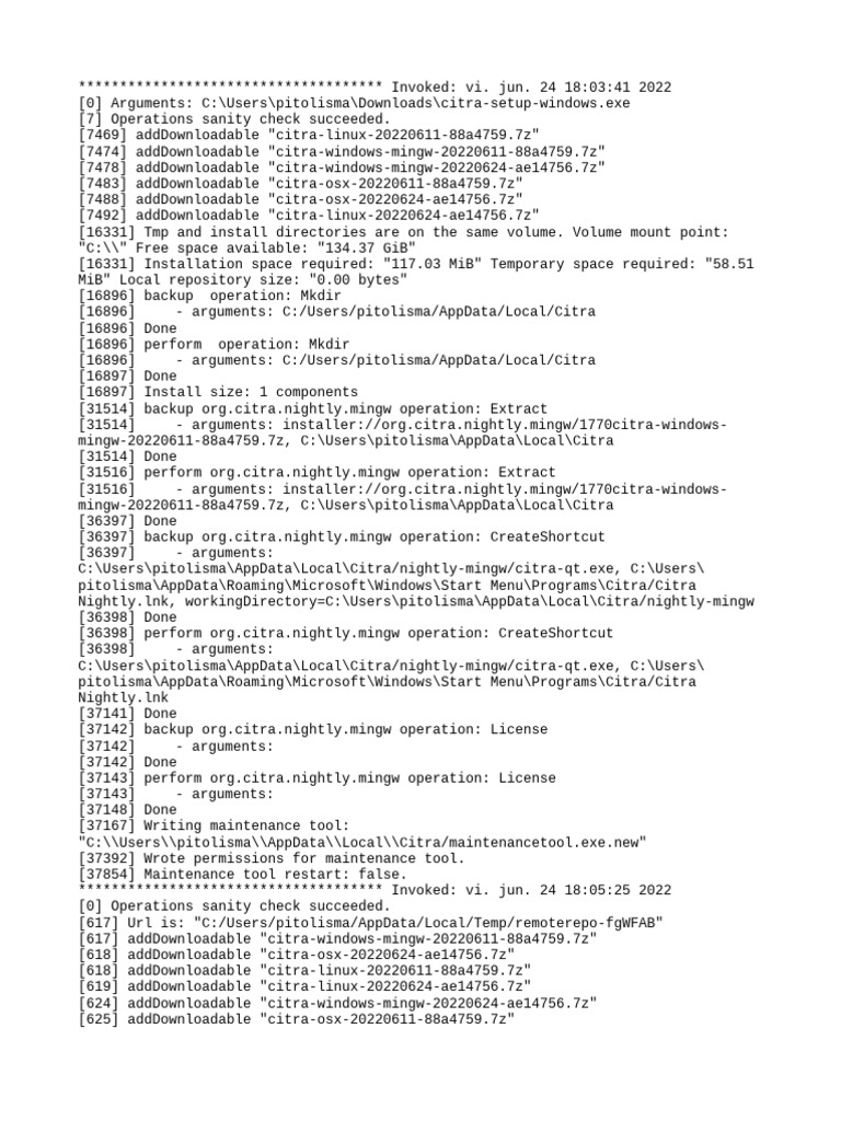 Installation Log | PDF | Operating System Technology | Operating System Families