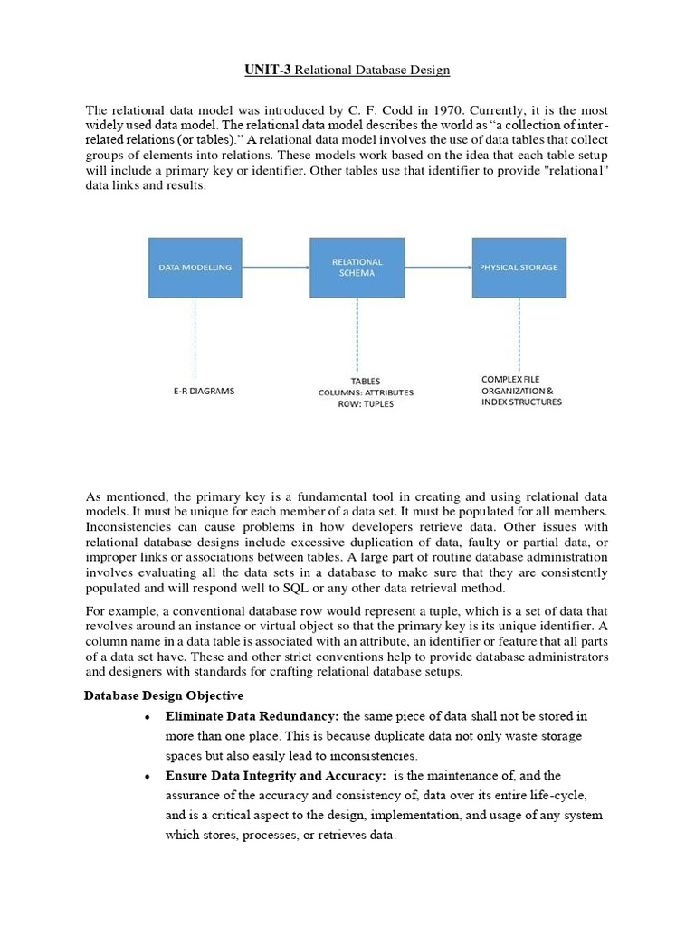 Unit-3 DBMS | Download Free PDF | Relational Database | Relational Model