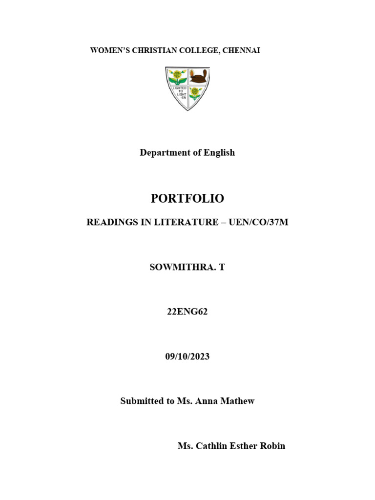 Copy of Cover Page Template | PDF