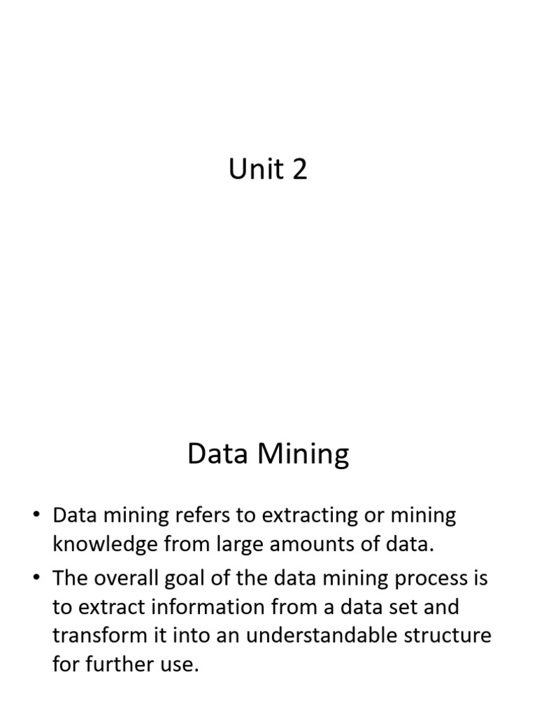 DWM Unit 2 (2023) | PDF