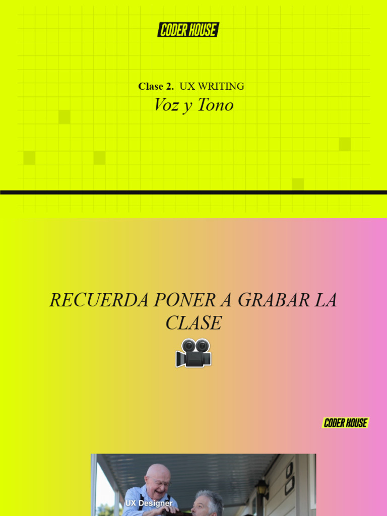 OFICIAL Clase 2 - Voz y Tono | PDF