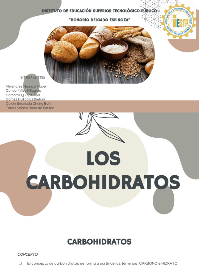 Los Carbohidratos | PDF | Carbohidratos | Nutrición