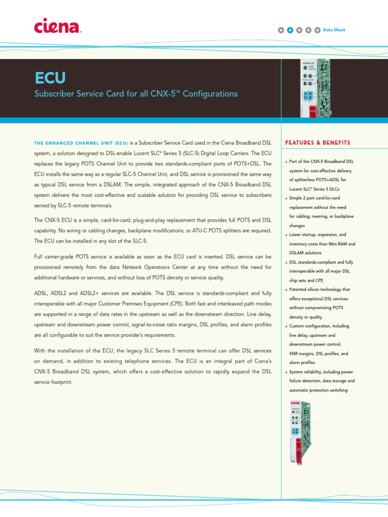 Ecu DS | PDF | Digital Subscriber Line | Computer Networking