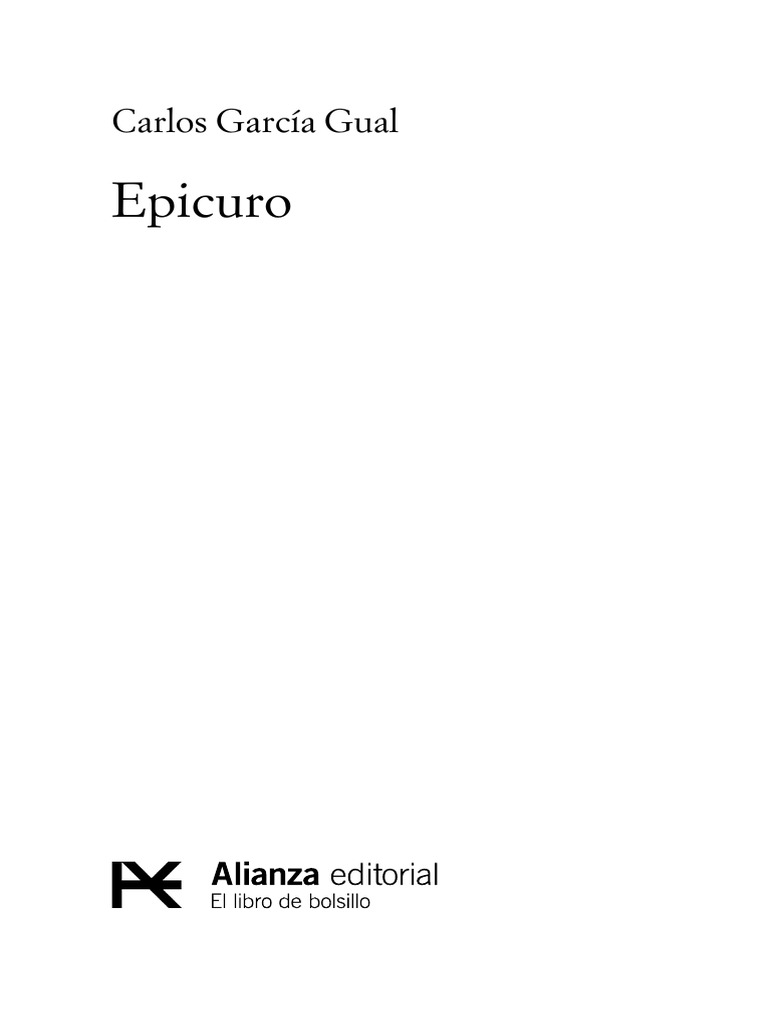 Epicuro | PDF | Aristóteles