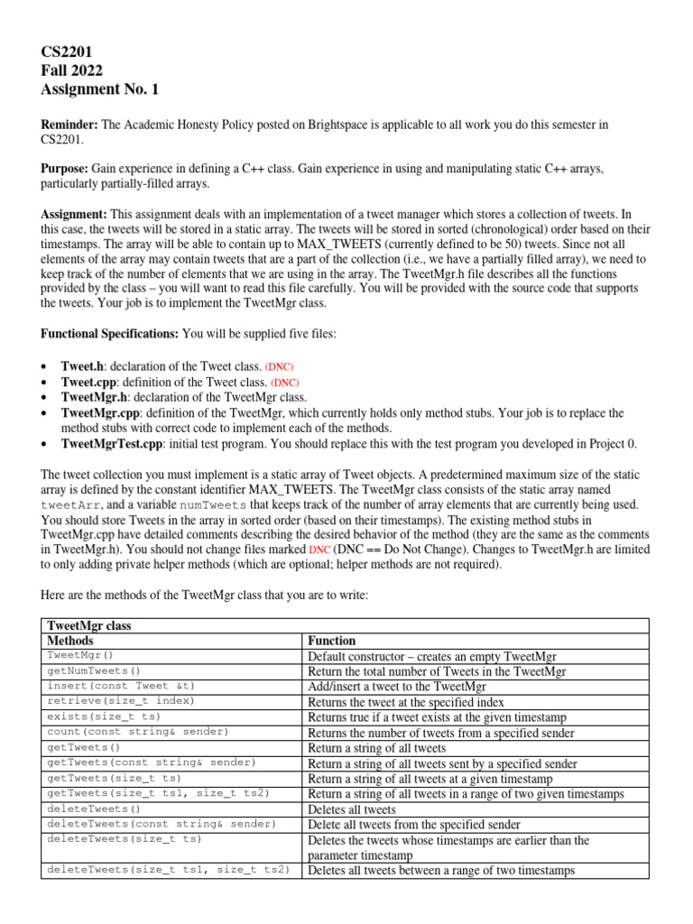 Project 1 | PDF | Class (Computer Programming) | C++