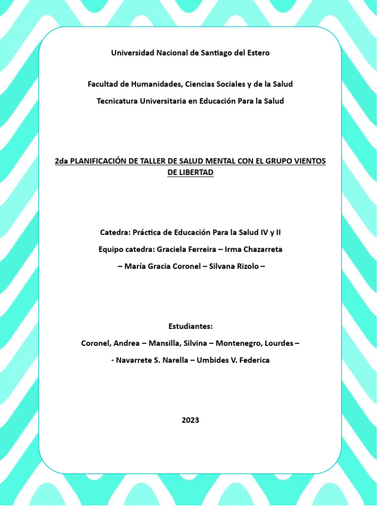 Planificacion - SM2 1 2 | PDF | Sicología