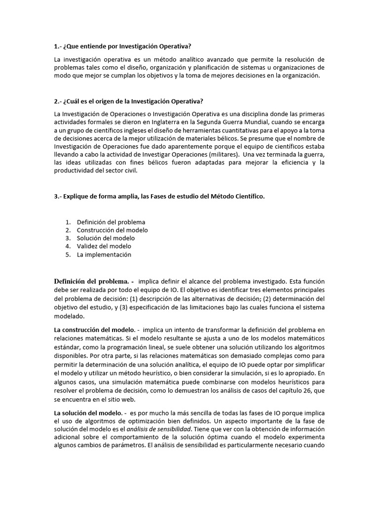 Preguntas Teoricas | PDF