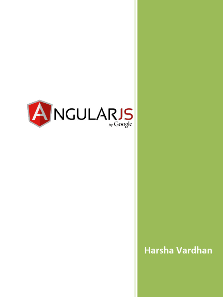 Harsha AngularJS Material | PDF | Angular Js | Computer Science