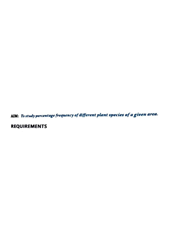 Biology Practical Experiment 4 | PDF