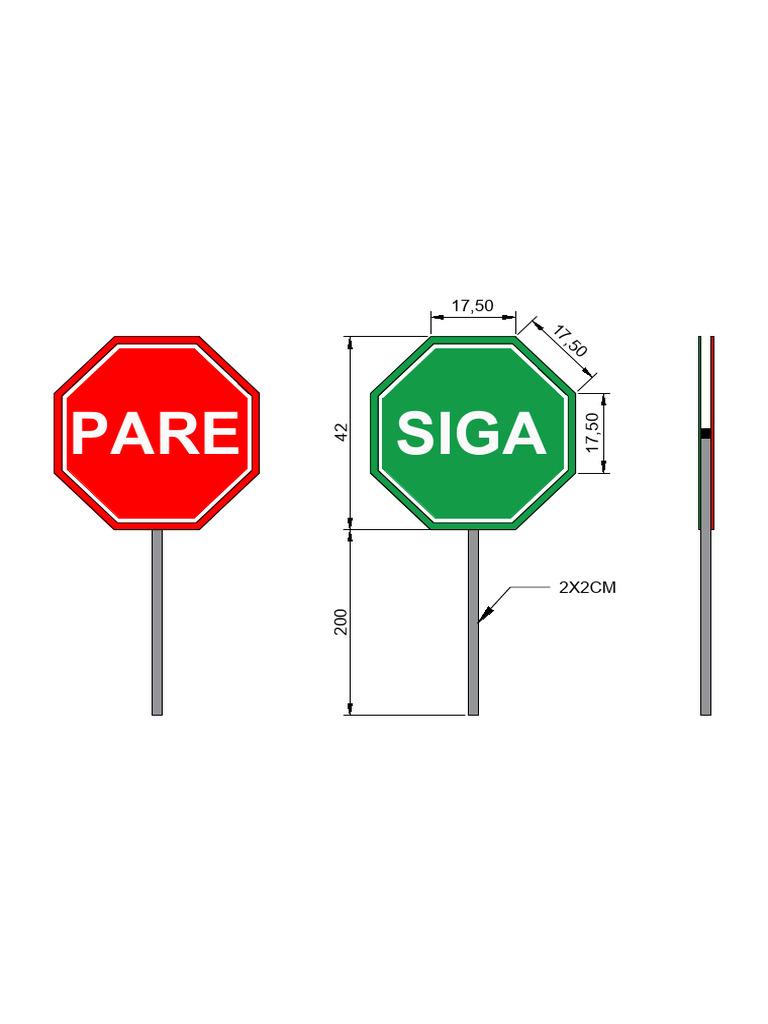 Placa - Pare & Siga-Layout1 | PDF