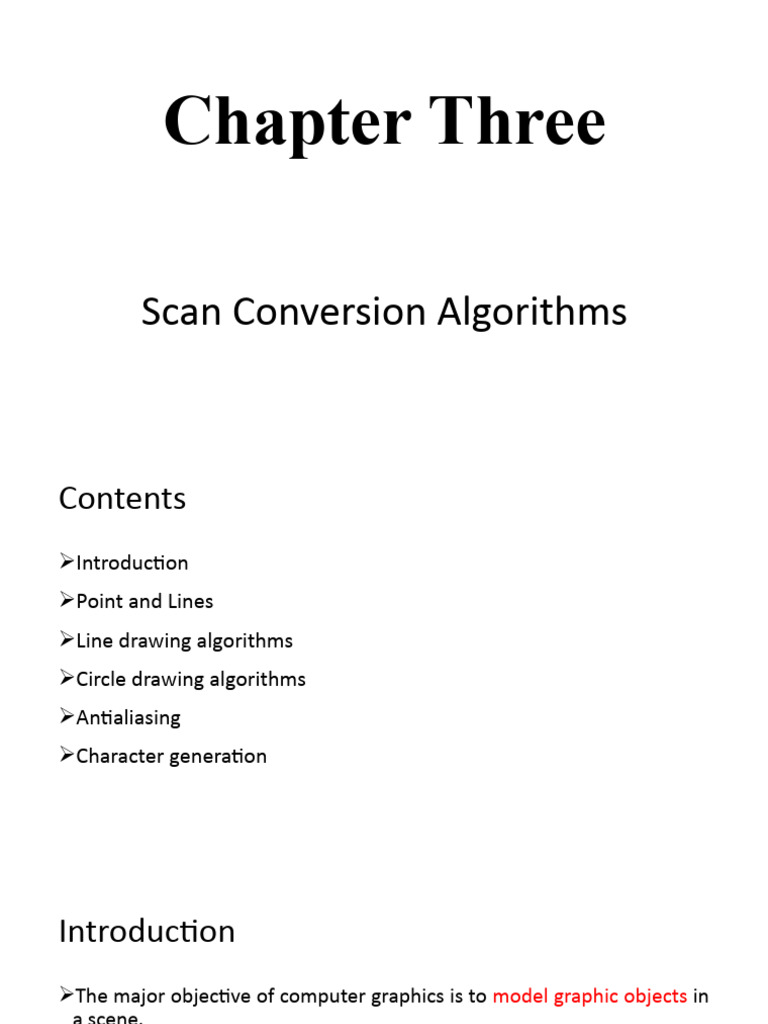 Computer Graphics Chapter-3 | PDF | Pixel | Image Resolution