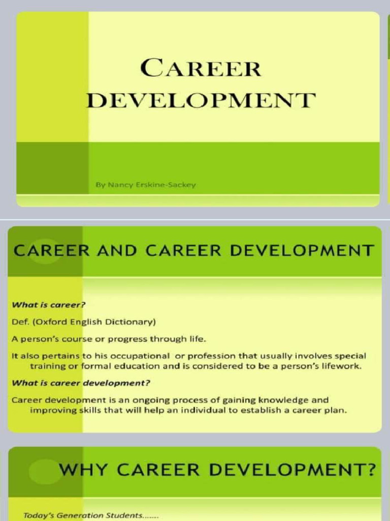 Career Development | PDF