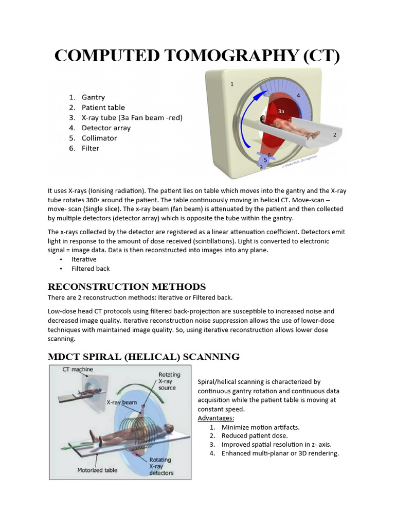 Computed Tomography | PDF