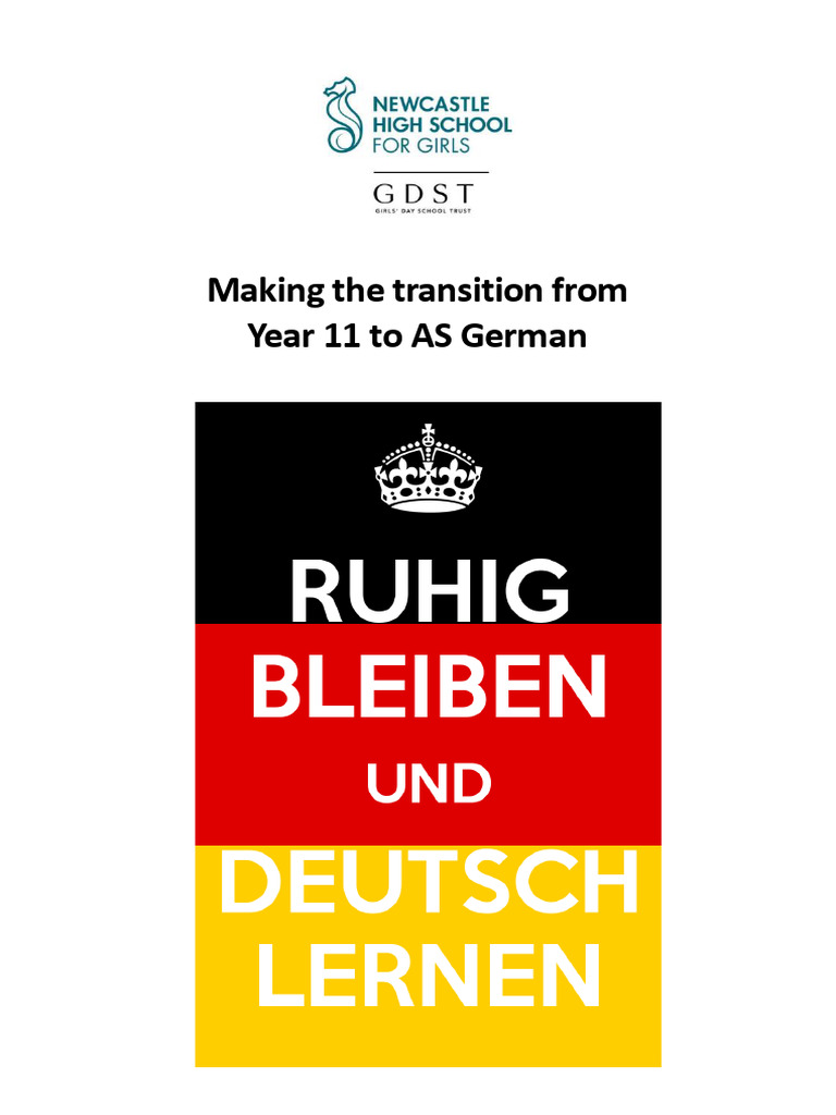 Transition Guide GCSE To AS | PDF