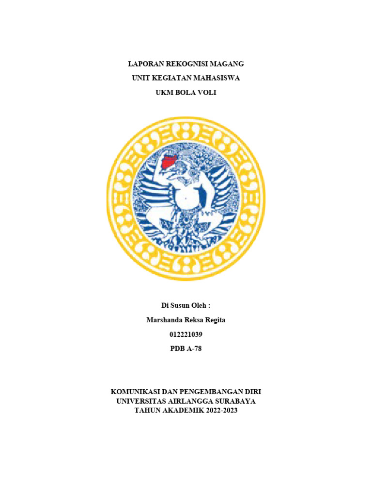 LAPORAN REKOGNISI MAGANG | PDF