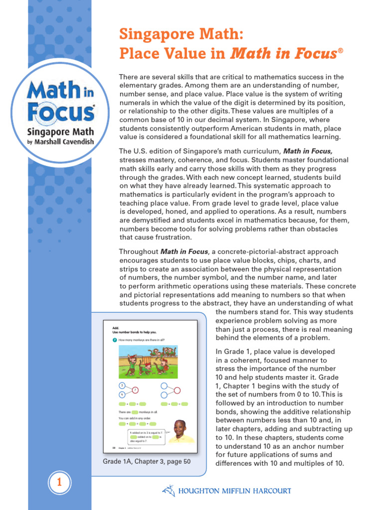Place Value | PDF | Mathematics | Cognition