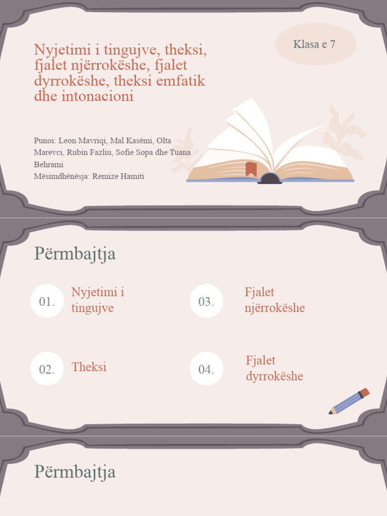 Projekt Gjuhe Shqipe Pdf