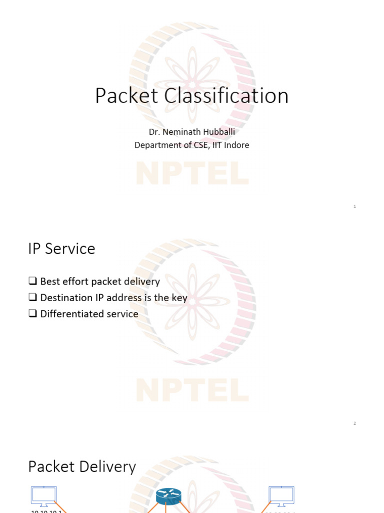 Lecture-5 - Packet Classification | PDF | Internet Protocols | Transmission Control Protocol