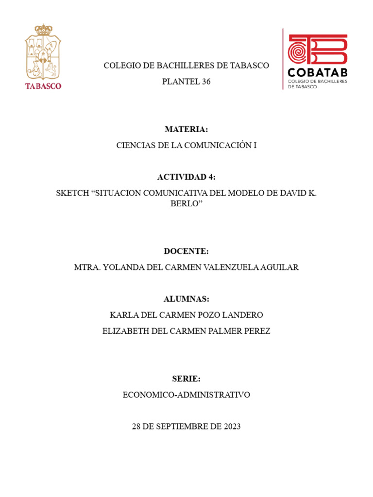 Act.4 Sketch David k. Berlo | PDF