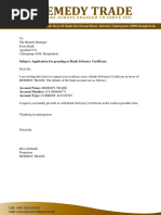 Request Letter Format For Dormant Account Activation | PDF