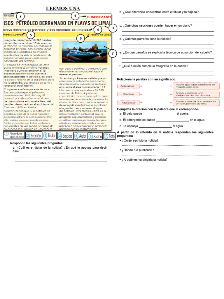 Análisis de una Noticia | PDF