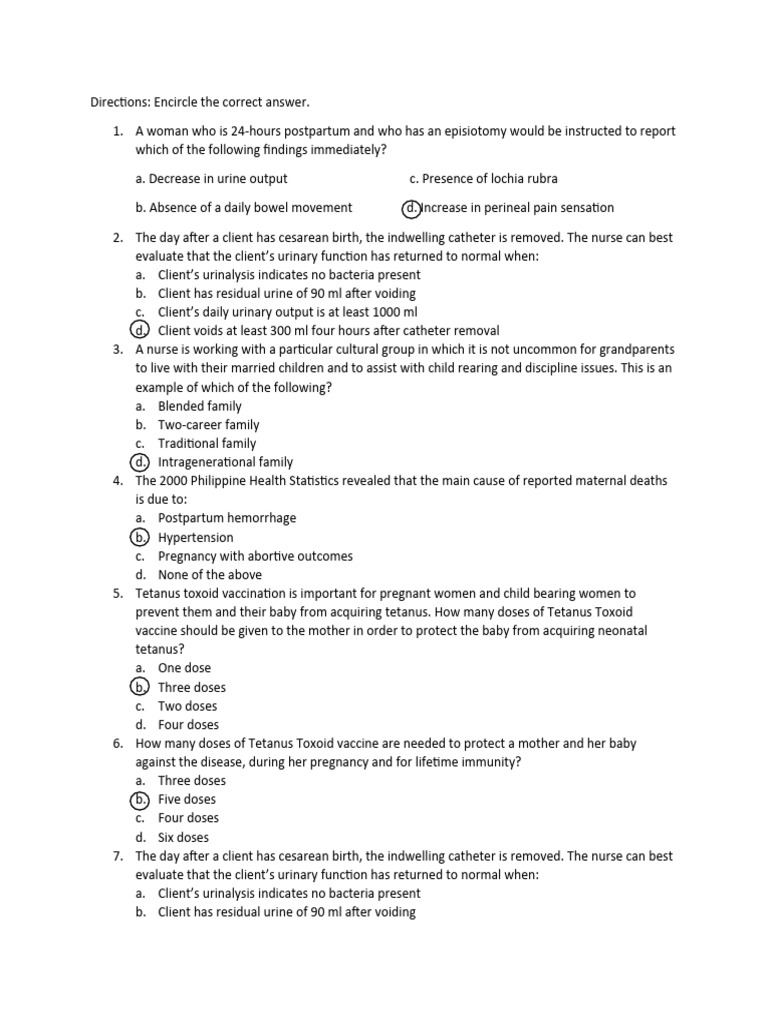 ACTIVITY 2 - Maternal and Child | PDF