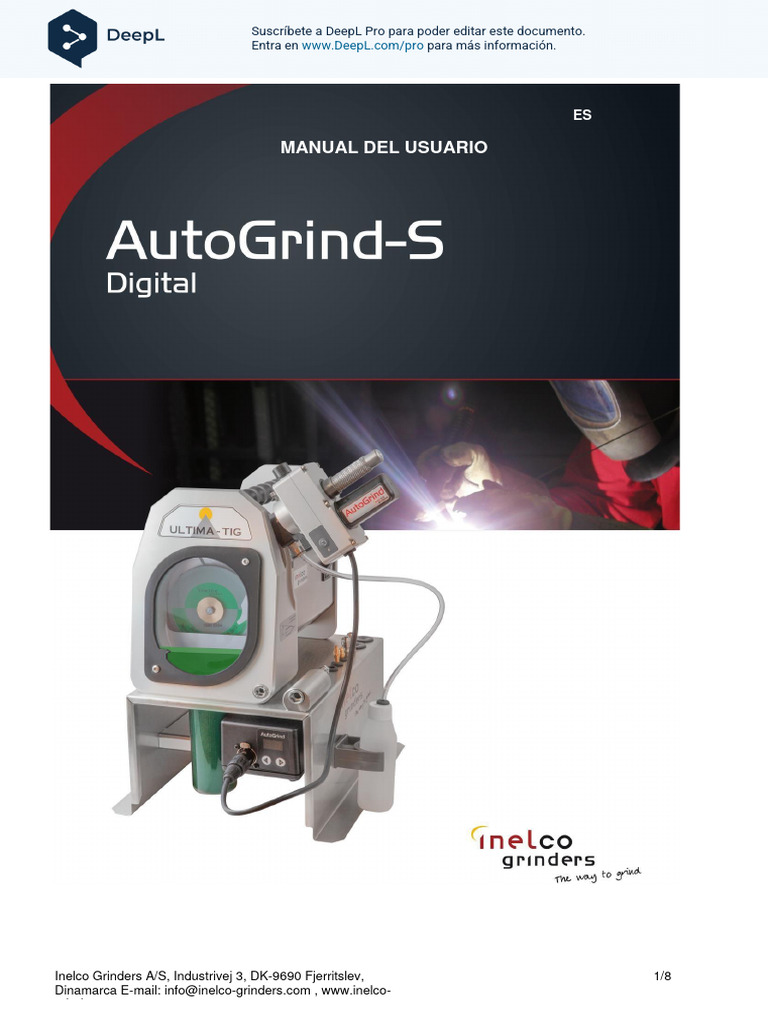 AutoGrind-S Digital ES Rev | PDF | Enchufes y tomas de corriente ...